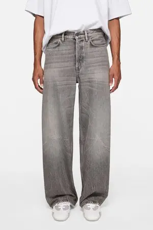 Acne Studios 1981 Logo-patch Wide-leg Denim Trousers