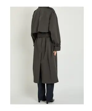 TOTEME Double-breasted Belted Cotton-blend Trench Coat