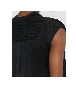 JOSEPH Lucien Pleated Vest - Black