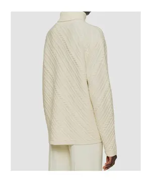 JOSEPH Cable Knit Turtleneck Sweater