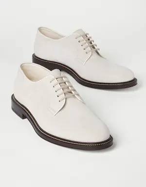Brunello Cucinelli Suede Lace-up Derby Shoes