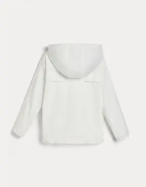 Brunello Cucinelli Hooded Logo Zip-up Jacket