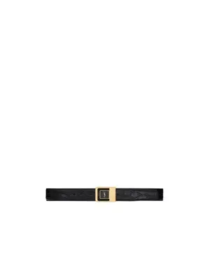 Saint Laurent La 66 Buckle Belt - Black