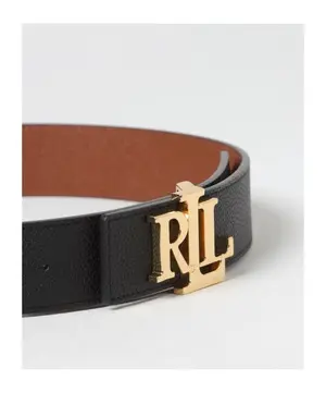 Ralph Lauren Logo Buckled Reversible Belt