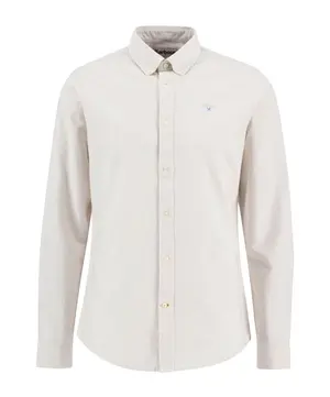 Barbour Striped Oxford Tailored Long-sleeved Shirt - Stone