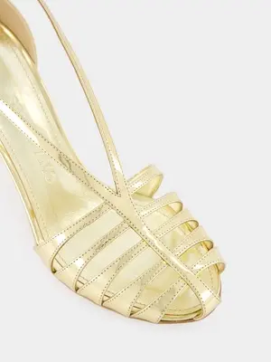 FERRAGAMO Crossover-strap Stiletto Sandals