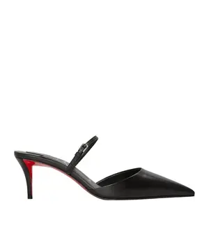 CHRISTIAN LOUBOUTIN Solid Color Highheeled Shoes - Black