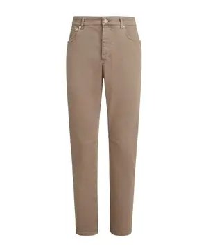 Brunello Cucinelli Five-pocket Jeans - Brown