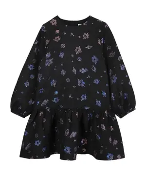 Kenzo Printed Long Sleeve Dress