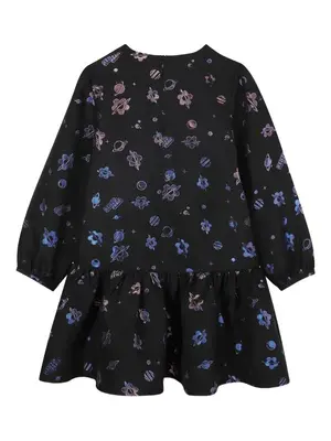 Kenzo Printed Long Sleeve Dress