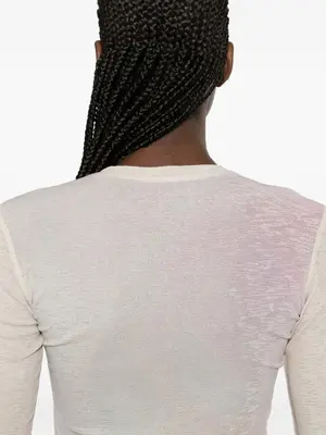 Nanushka Long Sleeve Crewneck Top