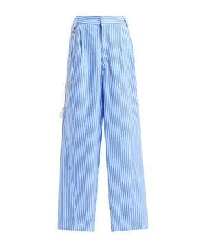Essentiel Antwerp Striped Tapered Trousers With Chain Detail