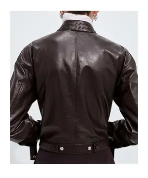 Bottega Veneta Papery Leather Blouson