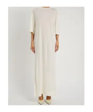 TOTEME Fine-knit Wool Maxi Tee Dress