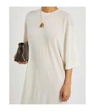 TOTEME Fine-knit Wool Maxi Tee Dress