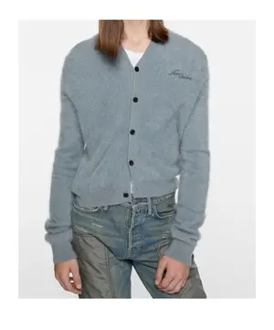 Acne Studios V-neck Fuzzy Cardigan