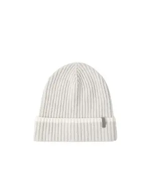 Brunello Cucinelli Monili Detail Beanie Hat - Fog