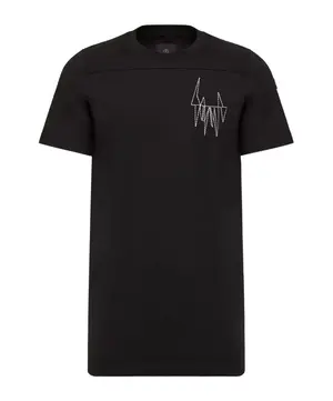 Moncler Rick Owens Girder Cotton T-shirt - Black