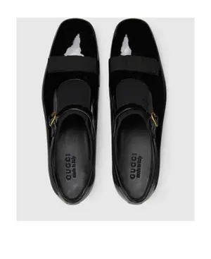 Gucci Gg Canvas Leather Loafers
