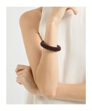 Brunello Cucinelli Hematite And Sterling Silver Bracelet