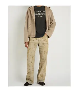 Acne Studios Exford Printed Cotton-blend T-shirt