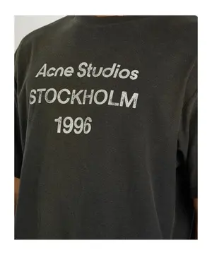 Acne Studios Exford Printed Cotton-blend T-shirt
