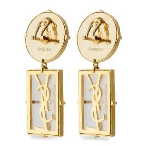Saint Laurent Stone Drop Earrings