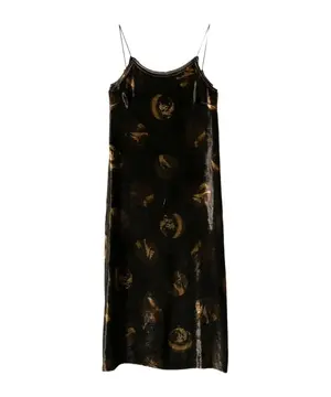 UMA WANG Abstract Pattern Strappy Dress