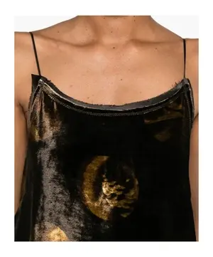 UMA WANG Abstract Pattern Strappy Dress
