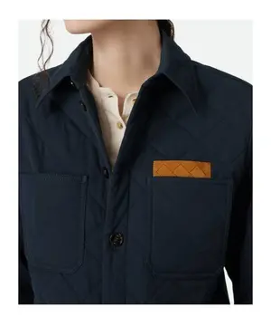 Bottega Veneta Quilted Cotton Overshirt