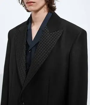 Bottega Veneta Mohair And Wool Shawl Lapel Jacket