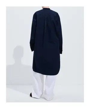 Bottega Veneta Cotton Poplin Long Sleeve Top