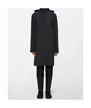 Rains Long Sleeve Trench Coat