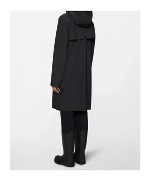 Rains Long Sleeve Trench Coat