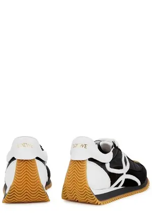 Loewe Flow Runner Panelled Sneakers - Black