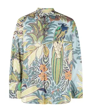 ETRO Botanical-print Cotton Shirt