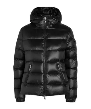 Moncler Glesse Padded Hooded Shell Jacket - Black