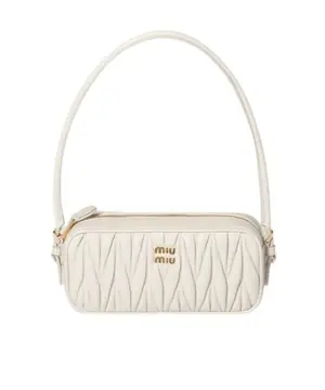 Miu Miu Matelassé Nappa Leather Pouch