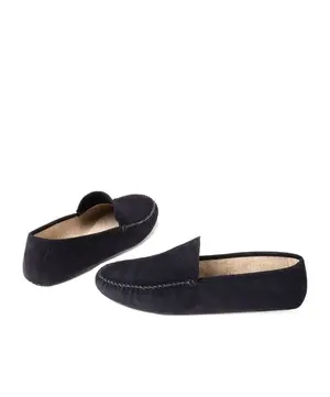Loro Piana Maurice Slipper - Navy Blue