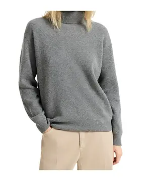 Brunello Cucinelli Cashmere Ribbed Turtleneck Sweater