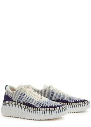 Chloé Nama Panelled Recycled Mesh Sneakers