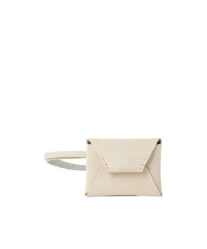 Brunello Cucinelli Suede Bag Charm - Ivory