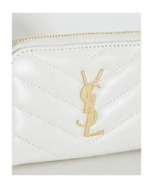 Saint Laurent Cassandre Matelassé Coin Card Wallet In Lambskin