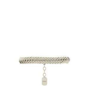 Saint Laurent Metal Chain Bracelet - Oxidized Silver