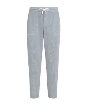 Brunello Cucinelli Ribbed-knit Track Pants - Grey