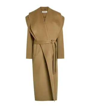 RÓHE Double-faced Belted Wool And Cashmere-blend Coat - Brown