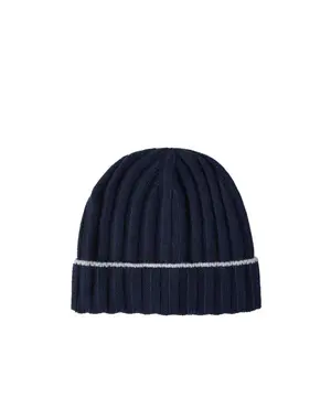 Brunello Cucinelli Knitted Beanie - Blue