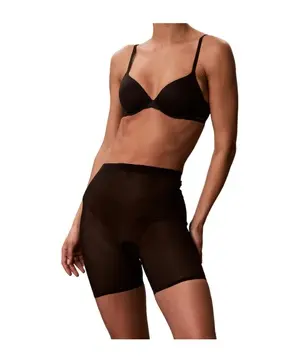 Calvin Klein Mesh Shapewear Shorts - Black