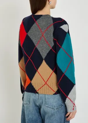 J.W.ANDERSON Pringle Crew-neck Argle Wool Jumper