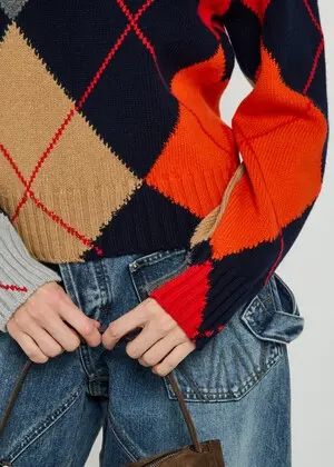J.W.ANDERSON Pringle Crew-neck Argle Wool Jumper